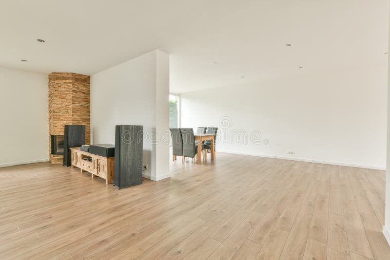 An empty sitting room stock image. Image of light, decor - 241447927