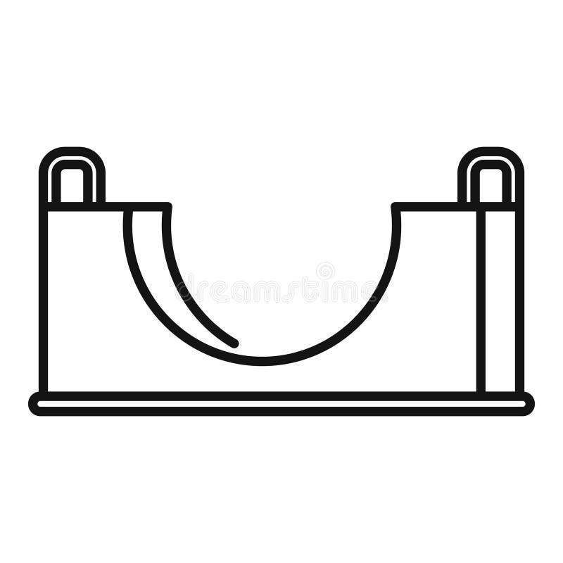 Empty Skate Park Ramp Structure for Skating Tricks and Stunts Stock ...