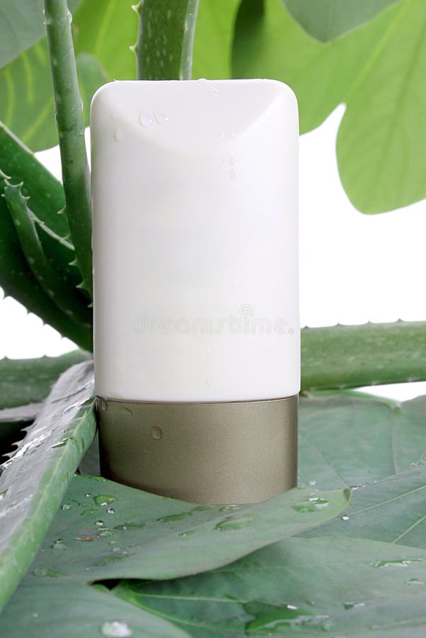 An Empty Skin Care Packaging Product Stock Photo - Image of fruit ...