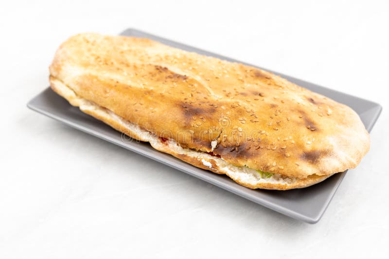 Empty Sandwich Loaf stock image. Image of hero, sandwich - 1964019