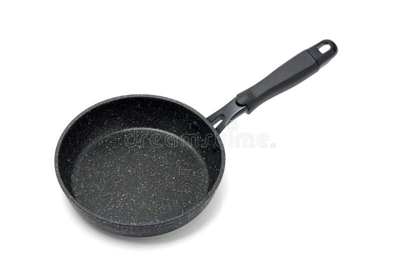 Empty Small Black Frying Pan Stock Image - Image of font, food: 359019571