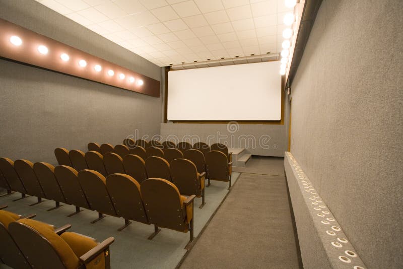 Empty Small Cinema Auditorium Stock Image - Image of empty, public: 7613461