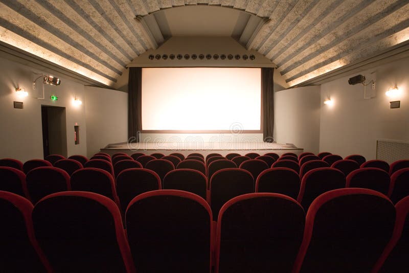 Empty Small Cinema Auditorium Stock Image - Image of seat, public: 7640067
