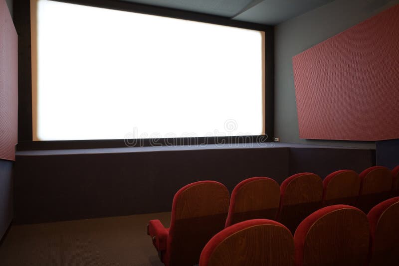 Empty Small Cinema Auditorium Stock Photo - Image of small, indoor: 7750672