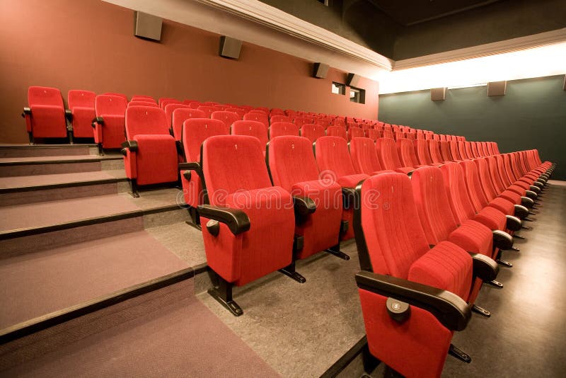 Empty Small Cinema Auditorium Stock Image - Image of empty, indoor: 7751717