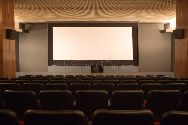 Empty Small Cinema Auditorium Stock Image - Image of seat, public: 7640067