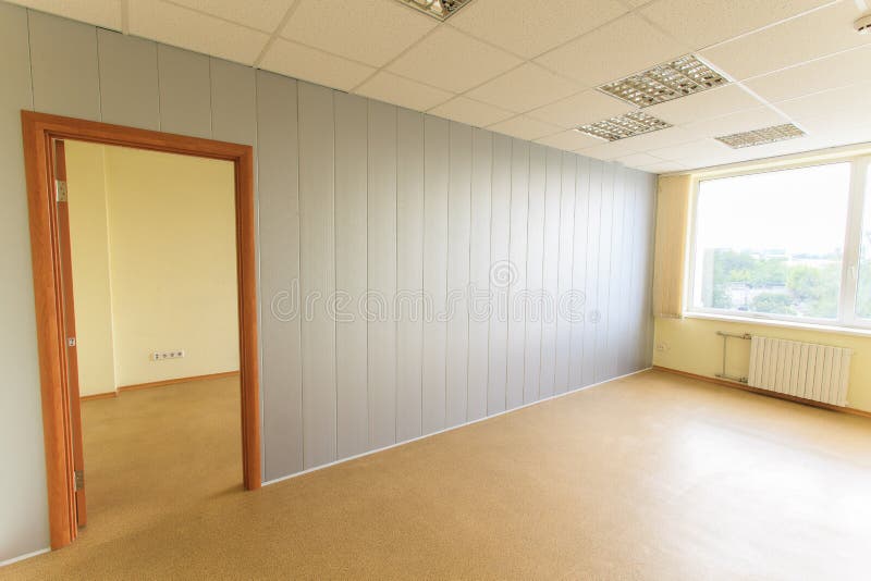 Empty small office room stock photo. Image of chair, exhibition - 55261964