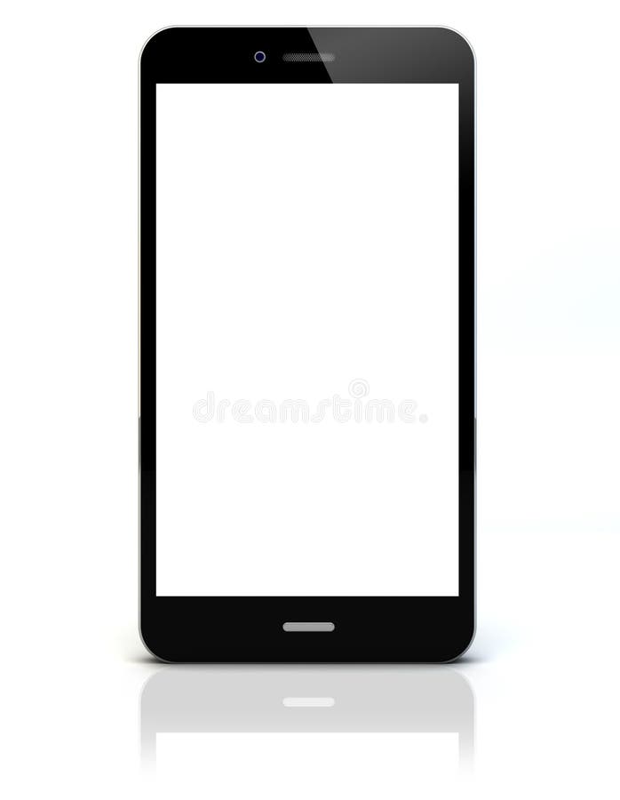 Empty smartphone stock illustration. Illustration of blank - 31721659