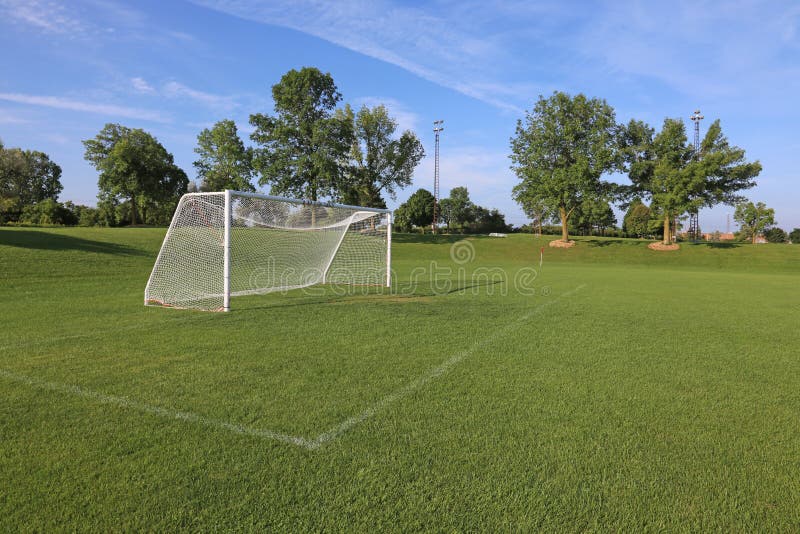 Empty Soccer Pitch stock image. Image of playing, fields - 19999161