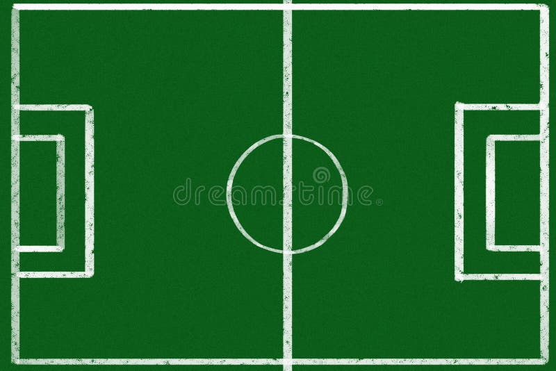 Empty soccer game strategy stock illustration. Illustration of defense ...