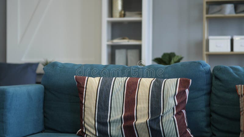Empty Sofa Seat at Home, Couch Stock Image - Image of money, designer ...
