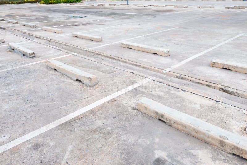Empty Space for Cars ,outdoor Car Parking Stock Photo - Image of ...