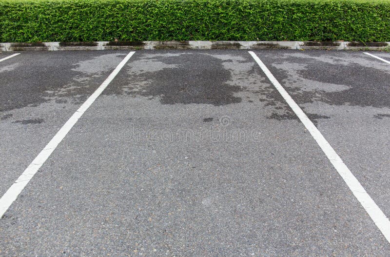 Empty Space Channel for Car Parking Stock Photo - Image of mark ...