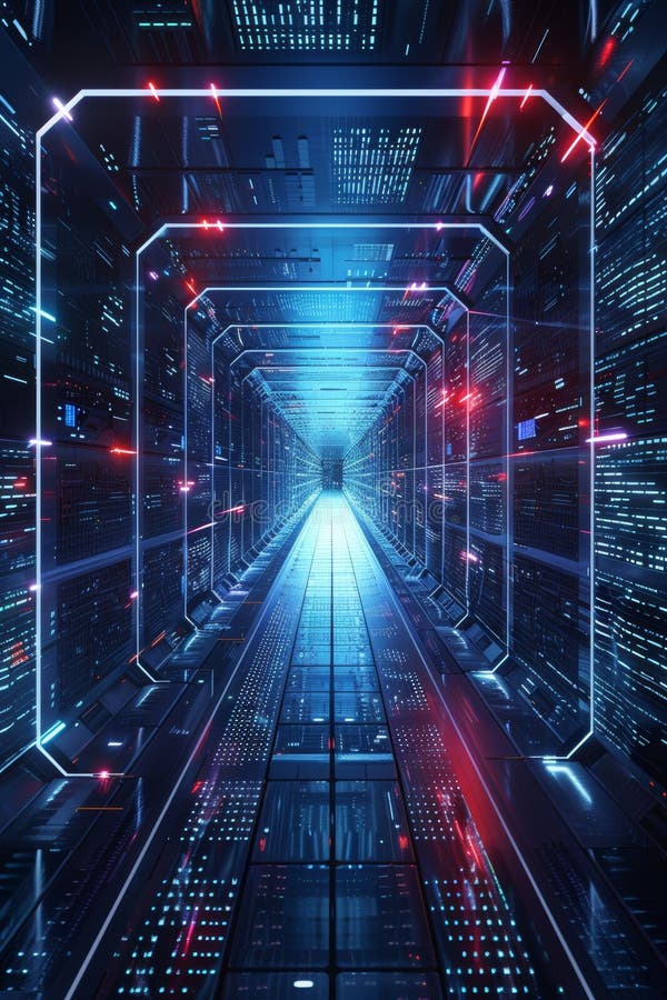 Empty Space Designed for Cybersecurity Text and Graphics. Stock ...