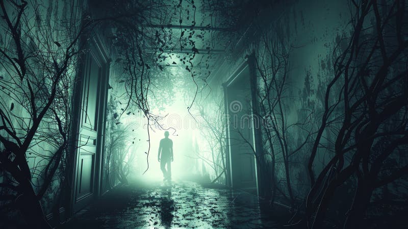 Empty Space Expressing Fear of Going Outside in Mental Health Concept ...