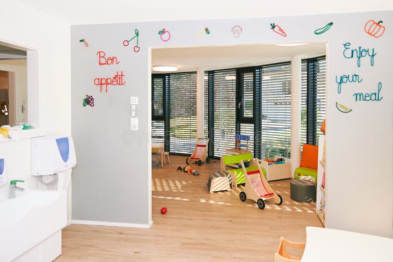 Empty Space of Infant Day Care Stock Image - Image of decoration ...