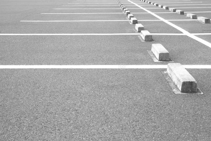 Empty Space in a Parking Lot Stock Image - Image of paint, place: 33639131