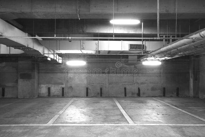 Empty Space in a Parking Lot Stock Photo - Image of parkinglot, park ...