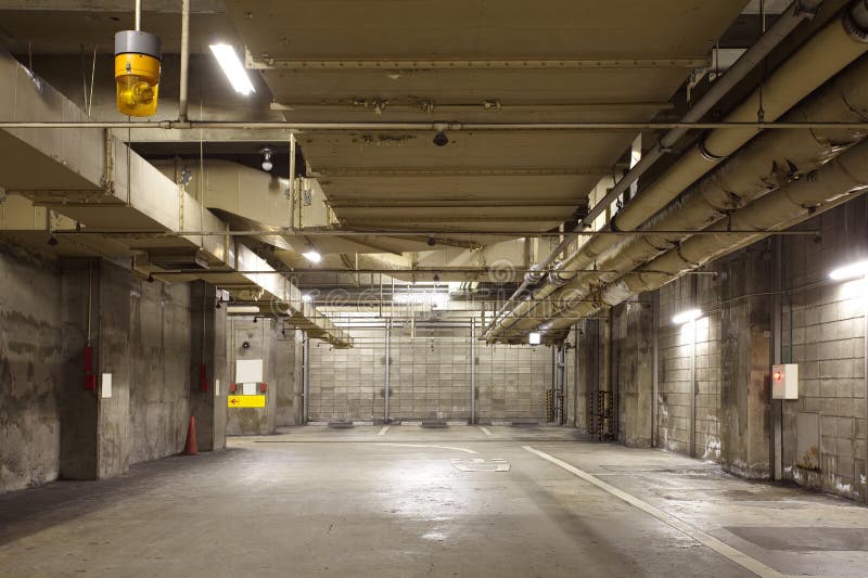 Empty Space in a Parking Lot Stock Photo - Image of pattern, road: 29846944