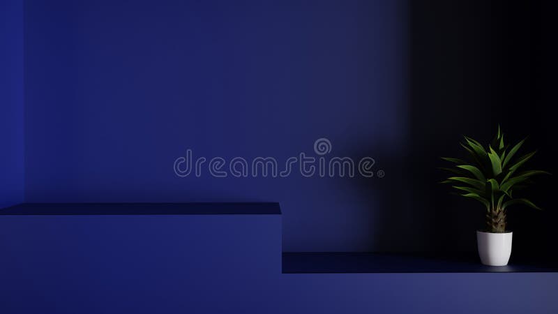 Empty Space for Product Showcase 3d Rendering Design, Realistic Space ...