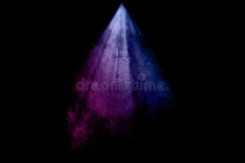 Empty Space of Studio Dark Room with Fog or Mist and Lighting Effect ...