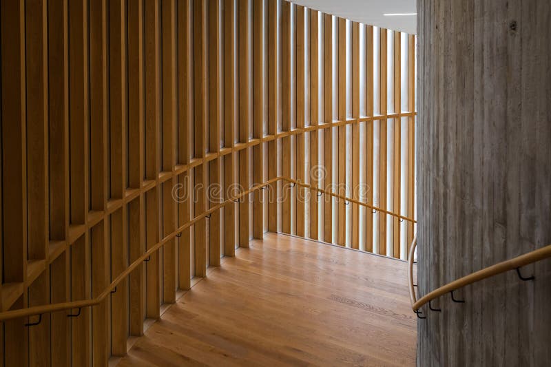 Empty Space Surrounded by Wooden Railing Stock Photo - Image of ...