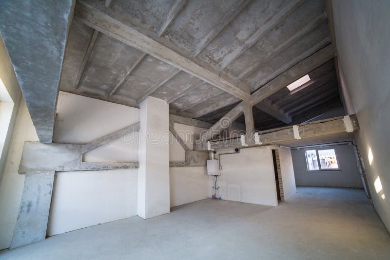 Modern studio loft stock image. Image of indoor, concept - 9821763