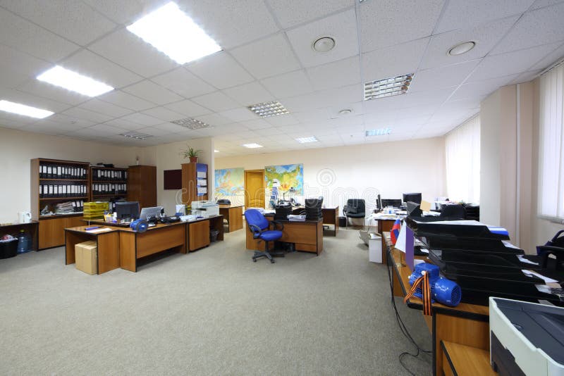 Empty and spacious office stock photo. Image of business - 33462484