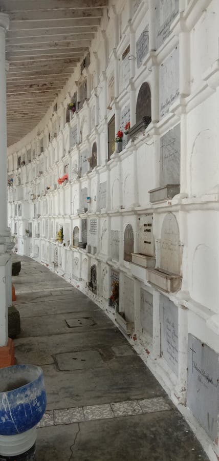 Empty Spanish Medellin Graveyard Stock Photo - Image of spanish ...