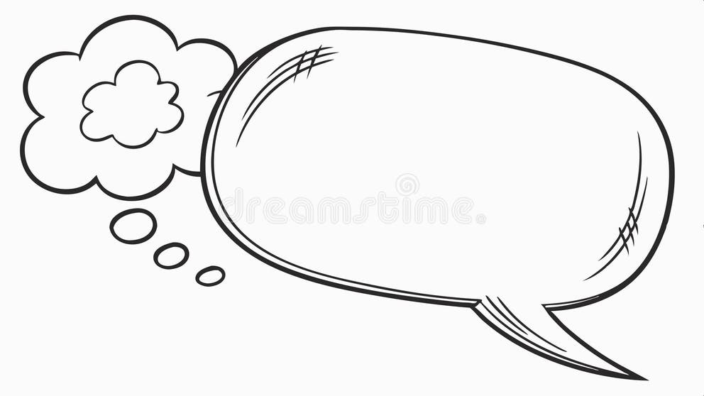 Empty Speech Bubble, Communication and Conversation Vector Design ...