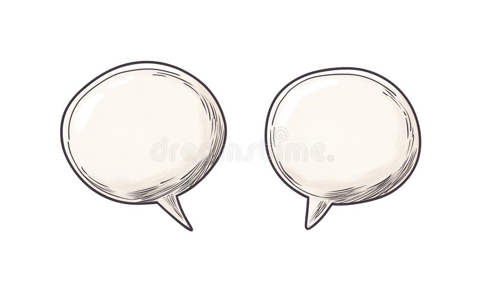 Empty Speech Bubbles for Dialogue Representation, Ideal for Comic ...