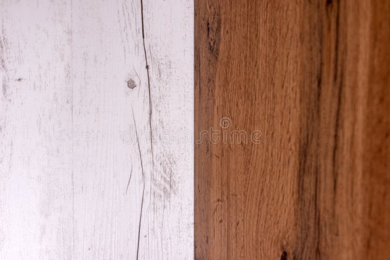 Empty Split Wooden Background in Brown and White Colors Stock Image ...