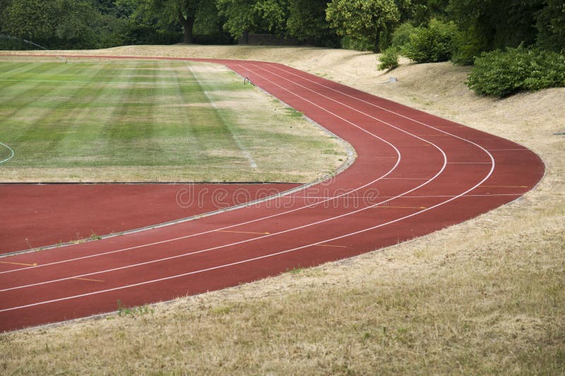 Empty sports ground stock photo. Image of track, finish - 15129402