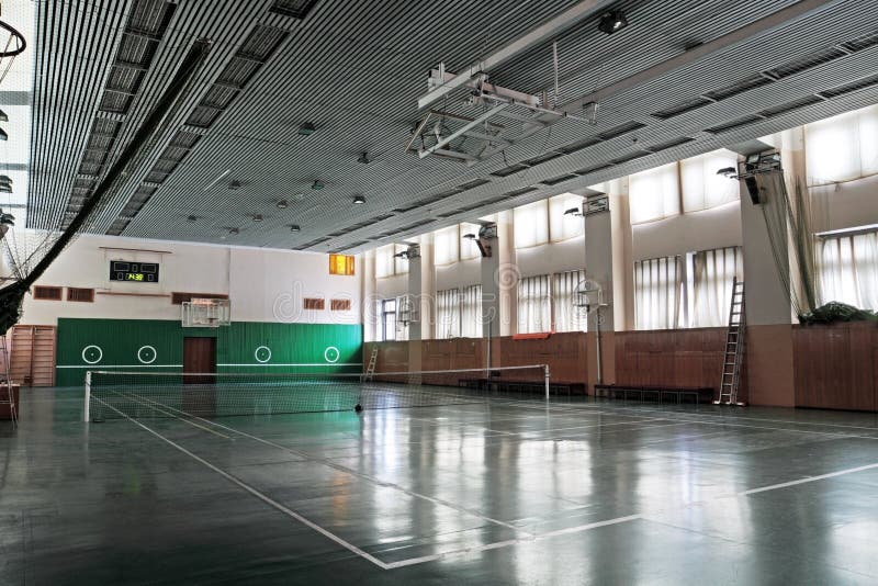 Abandoned hall stock photo. Image of deserted, inside - 17627412