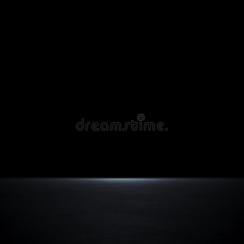 Empty Spot Lit Dark Background Stock Illustration - Illustration of ...