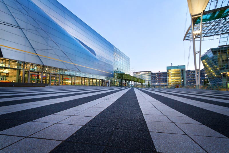 Empty Square Background at Evening Stock Photo - Image of action ...
