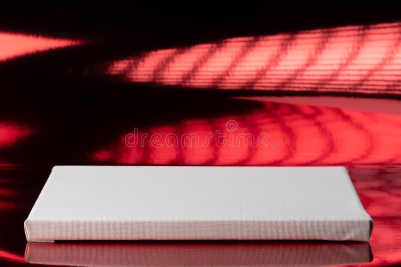 Empty square box platform stock image. Image of mockup - 336220501