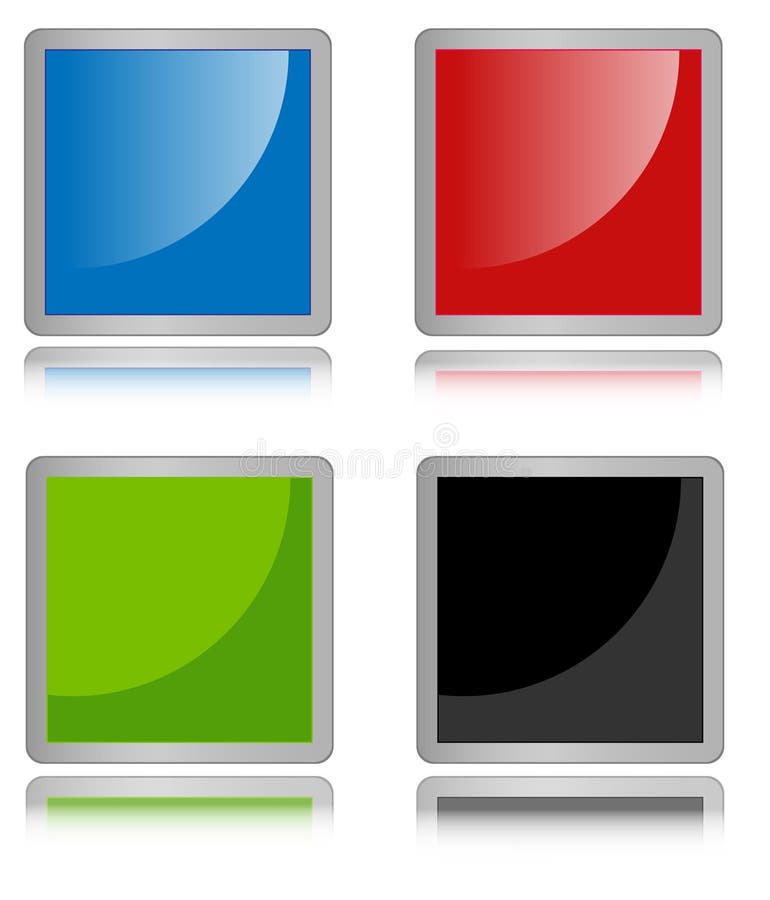 Empty icons stock illustration. Illustration of blue, sign - 3409259