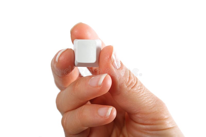 Empty square key stock image. Image of isolated, button - 10547477
