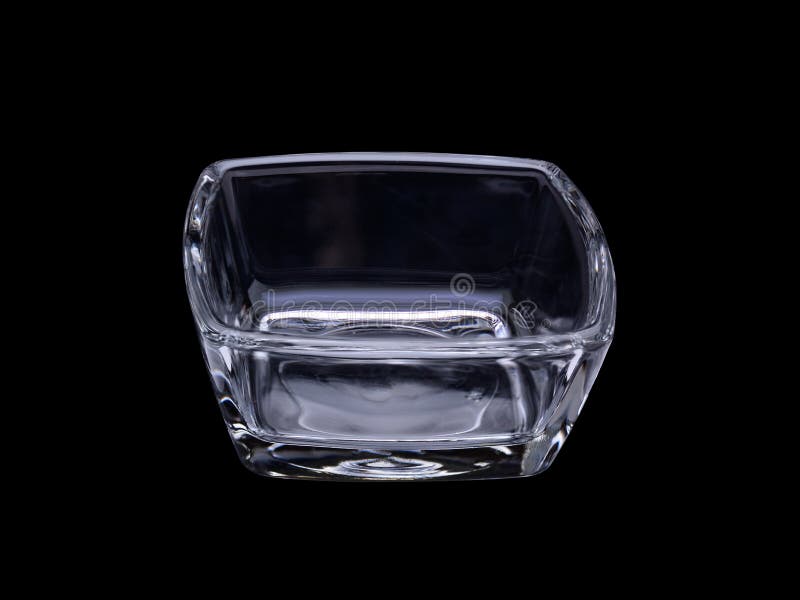 Glass Tray for Roasting, the Top View Isolated on a White Background ...