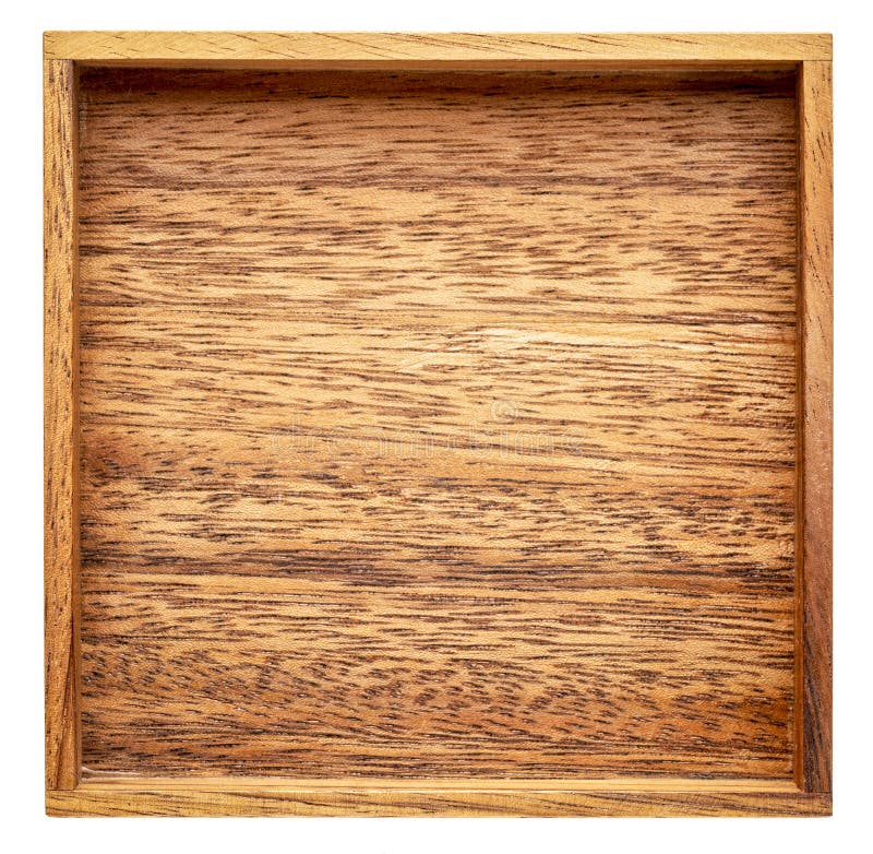 Empty square wooden box stock image. Image of empty - 114713897
