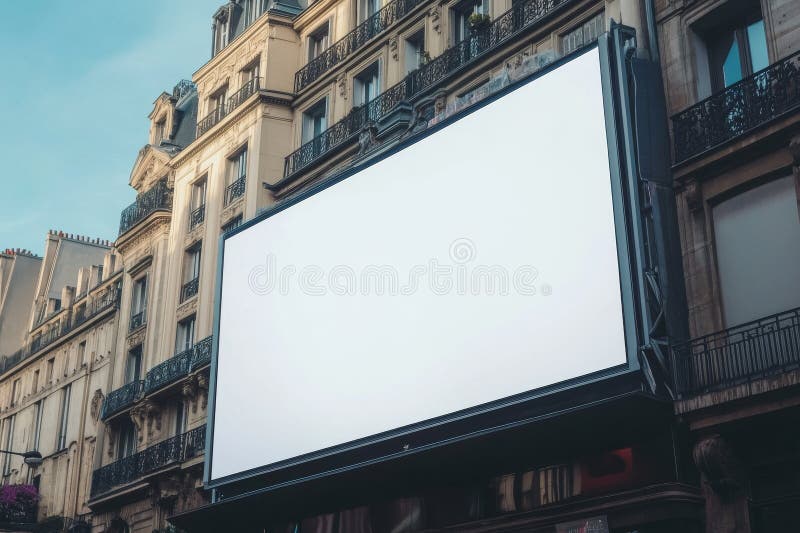 Empty Squared Shop Frontage in the Street Featuring a Store Brand Sign ...