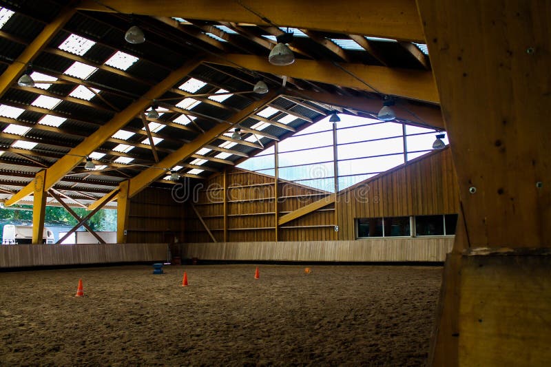 Empty stable in France editorial photography. Image of empty - 258717622