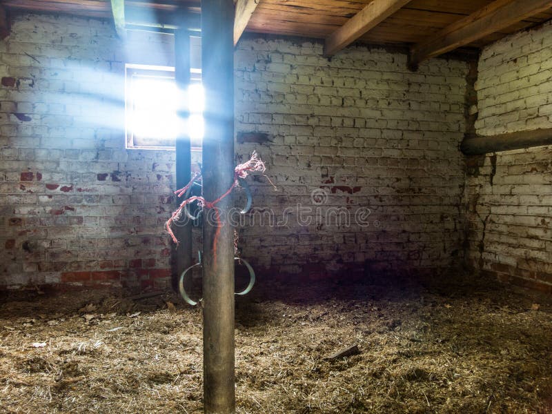 Empty stable. stock photo. Image of colour, beams, people - 72706906