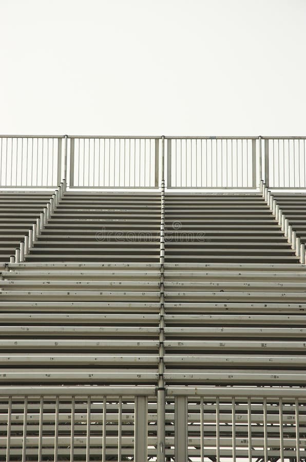 Empty stadium bleachers stock photo. Image of aluminum - 900844