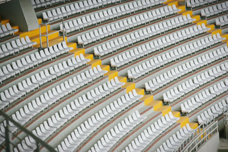 Empty stadium chair stock photo. Image of chair, consequence - 184963460