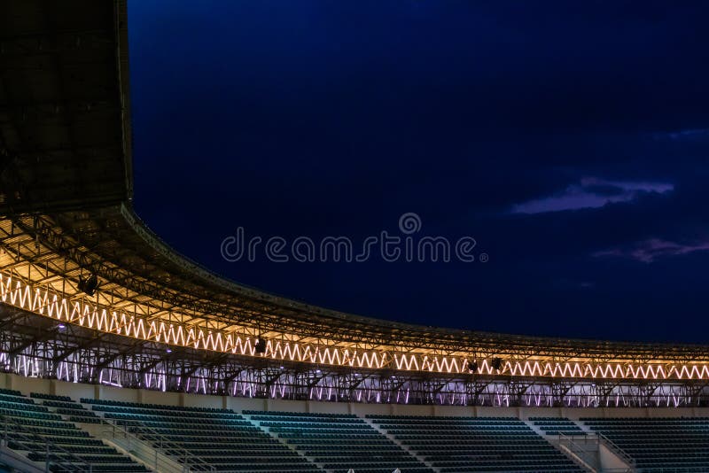 Empty stadium stock image. Image of empty, olimpiyskiy - 170351453