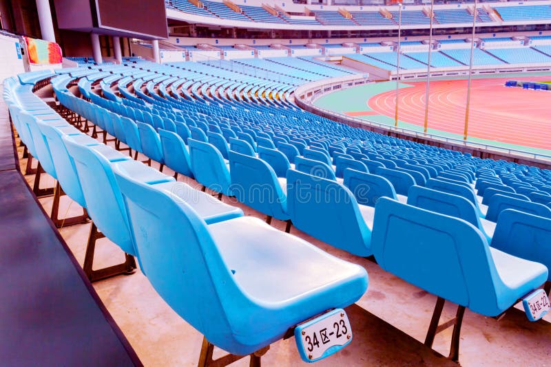 Empty stadium stock image. Image of green, base, education - 58242113