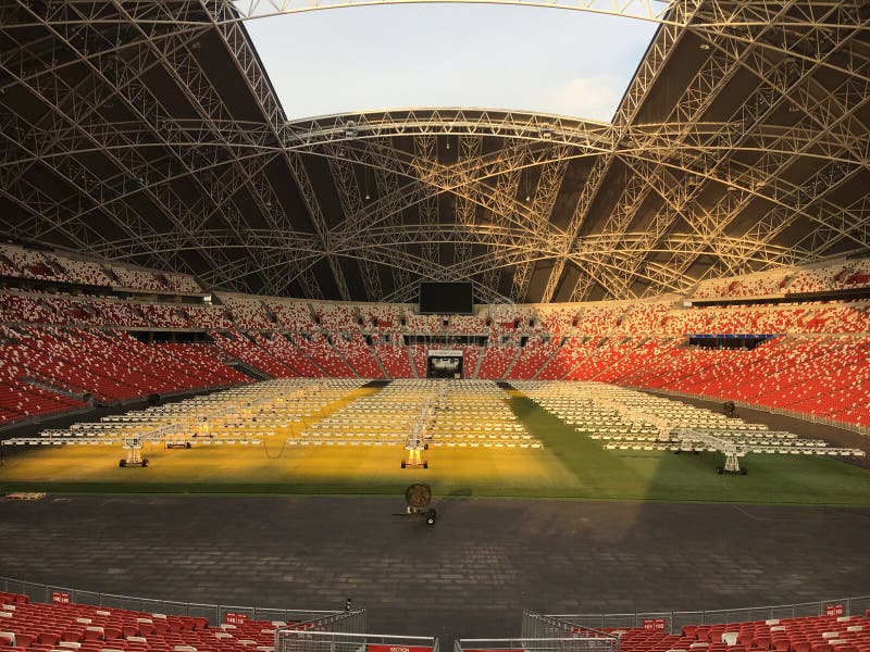 Empty Stadium editorial image. Image of football, white - 89966325