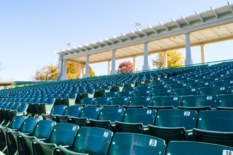 Seating at an Amphitheater Stage Stock Photo - Image of center, rocks ...
